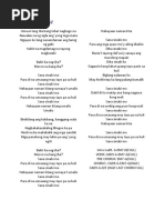 Asin - Masdan Mo Ang Kapaligiran Lyrics - Genius Lyrics | PDF