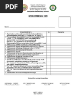 201 File Checklist | PDF | Philippines | Government