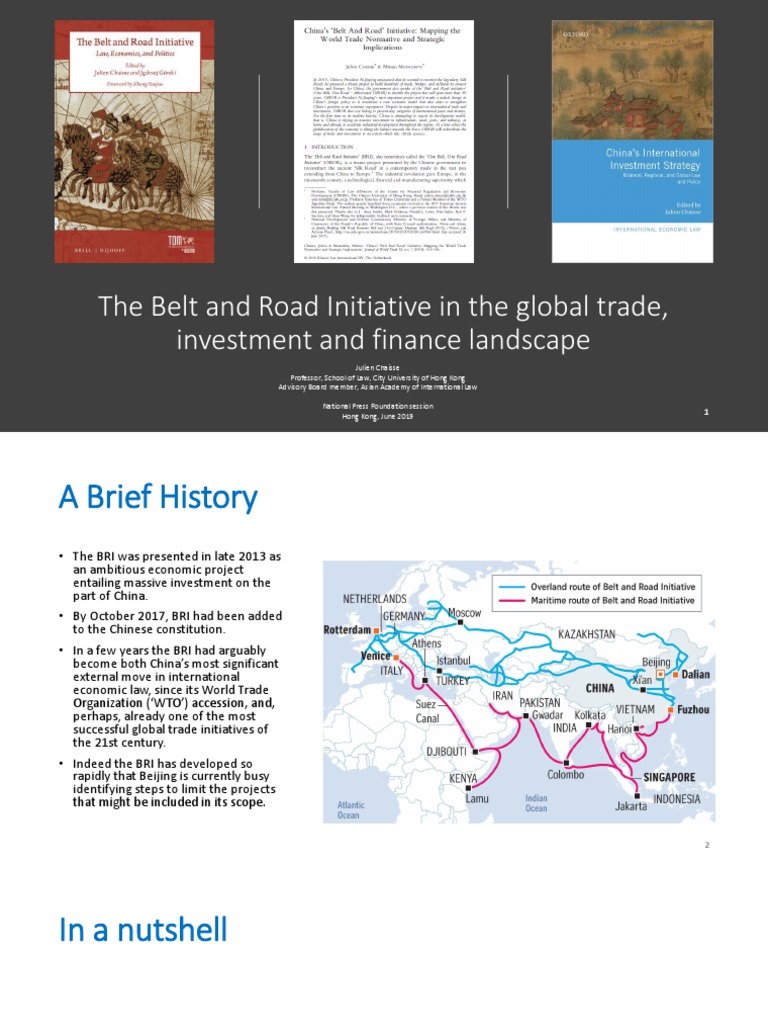 The Belt and Road Initiative | PDF | Foreign Direct Investment | Public ...