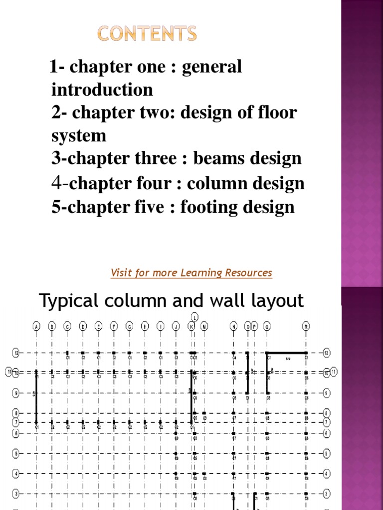 Design of RCC Structure (CE6G) - Design of Slab and Beam | PDF | Beam ...