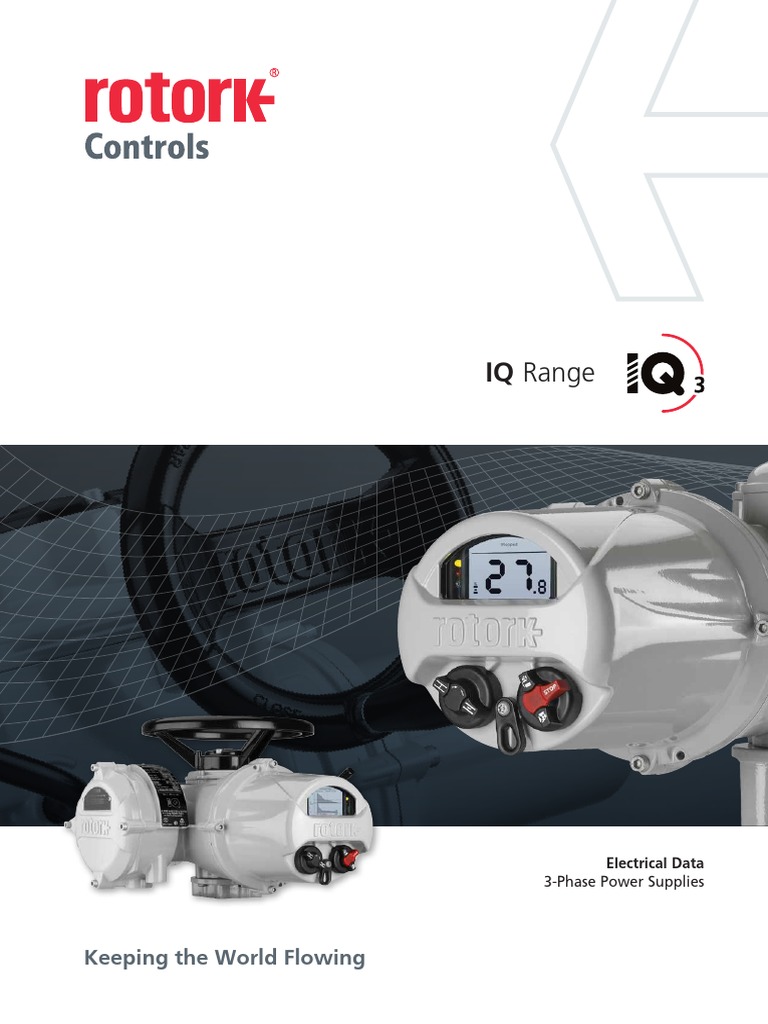 Rotork IQ Valves Brochure | PDF | Electric Motor | Actuator