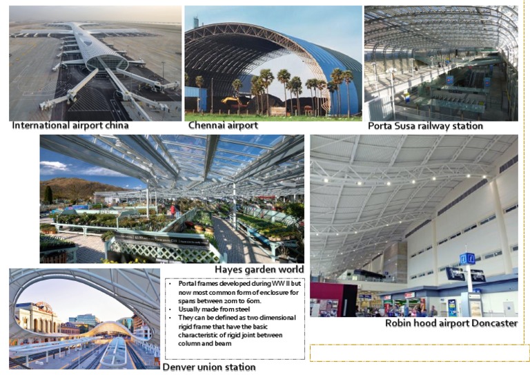 Portal Frame Structures | PDF