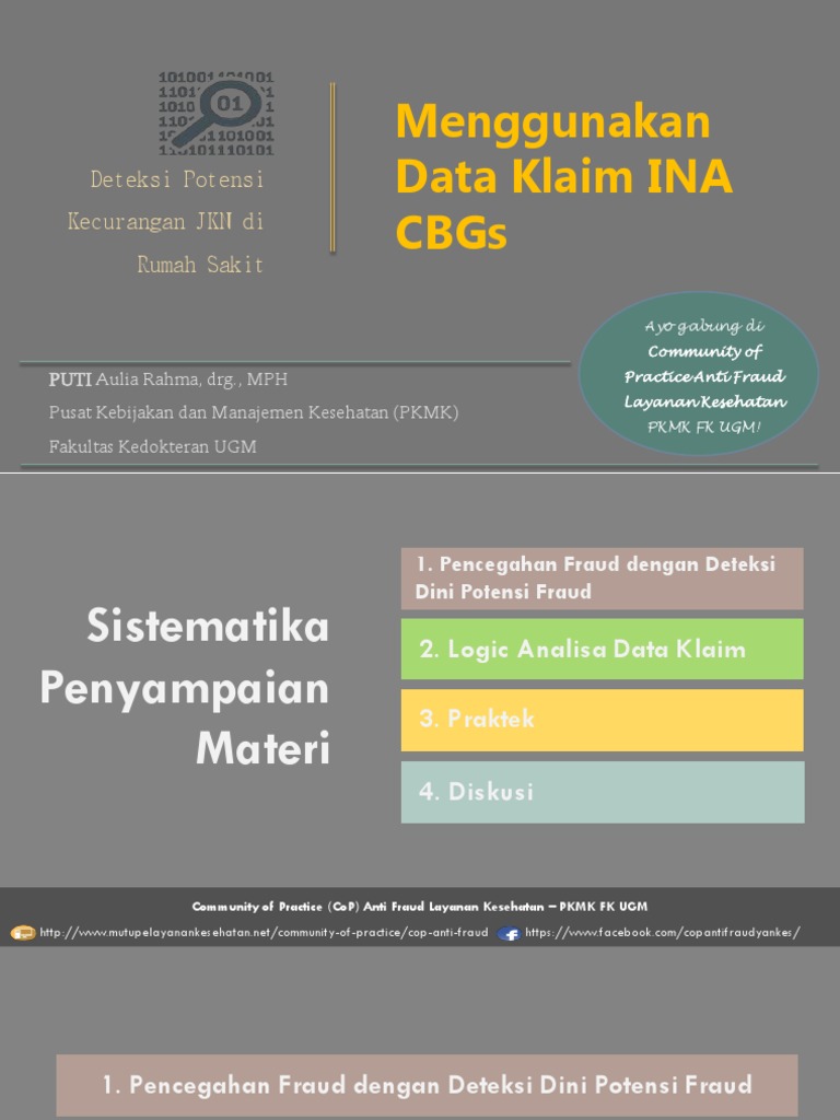 UPDATE - Modul 4.A - Deteksi Menggunakan Data Klaim INA CBGs | PDF ...