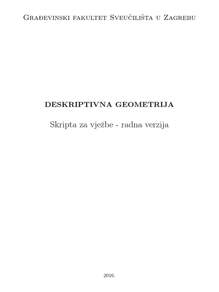 Skripta Vjezbe | PDF