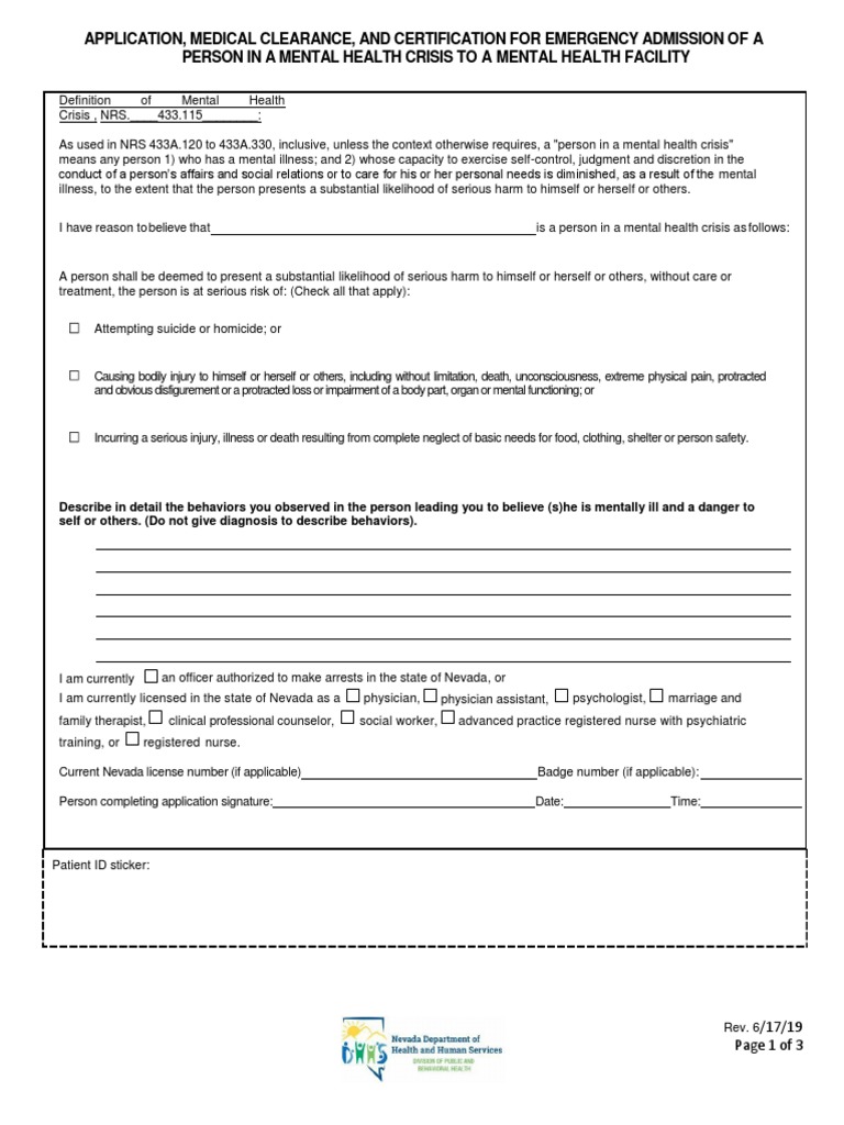 NV L2K-06-17-19 | Psychiatry | Health Professional