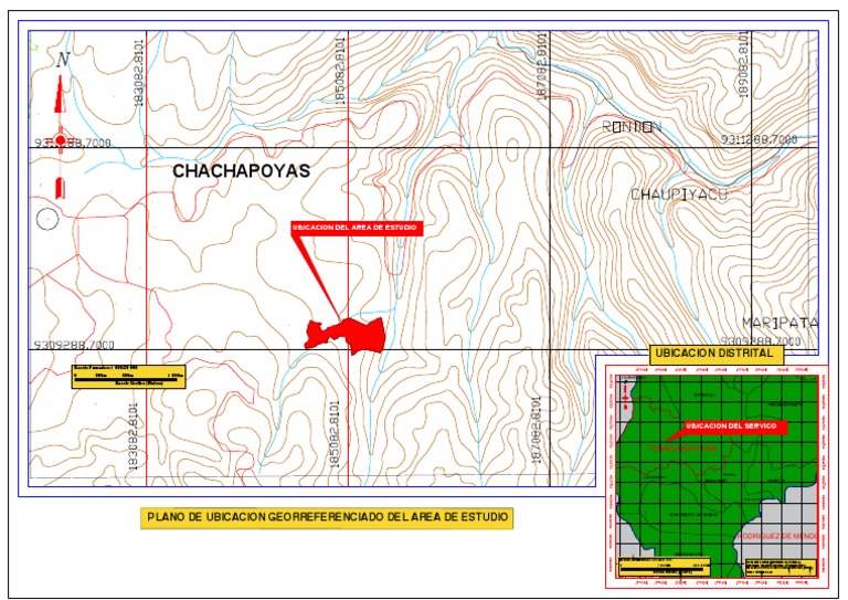 Mapa Georreferenciado de Chachapoyas | PDF | Geofísica | Planetas Del ...