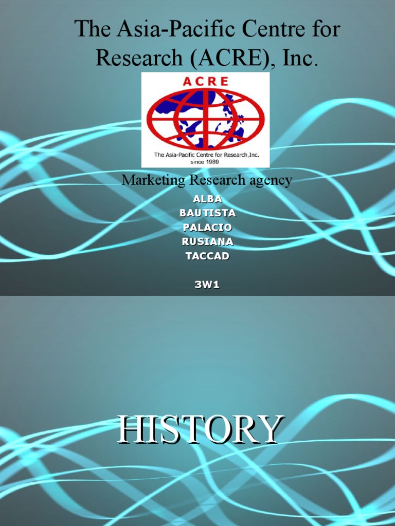 The Asia-Pacific Centre For Research | PDF | Market Segmentation | Business