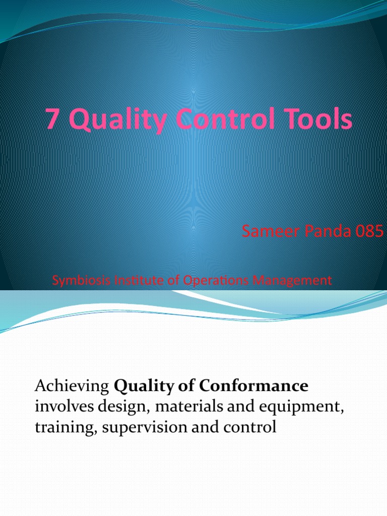 7 Quality Control Tools | PDF | Scatter Plot | Chart