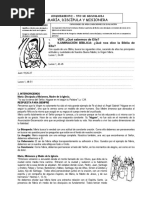 Sesion de Aprendizaje Religion - 4to - n09 - La Virgen Maria Modelo de Vida - Ficha | PDF ...