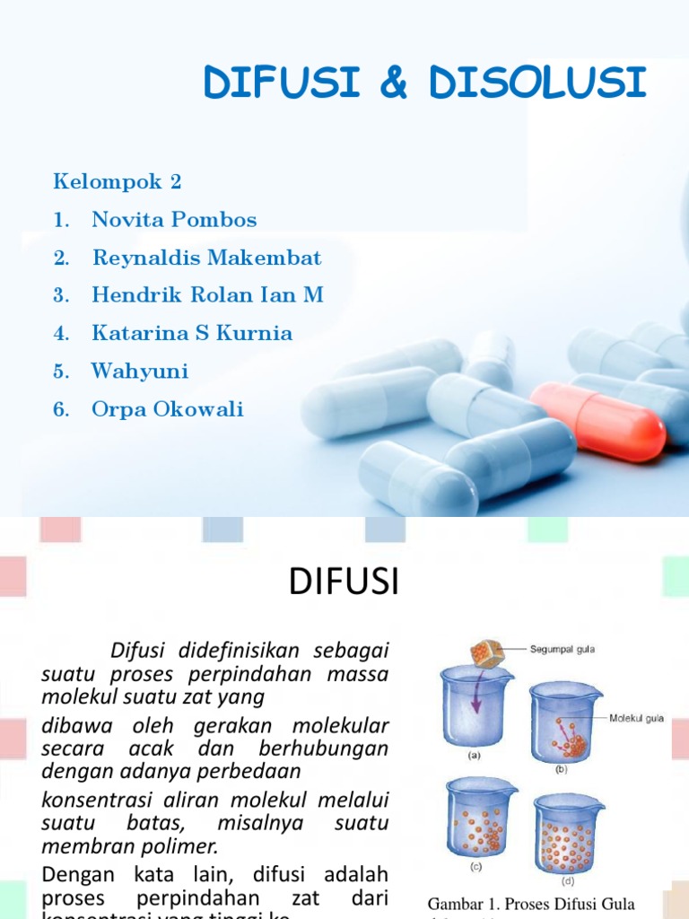 Difusi & Disolusi | PDF