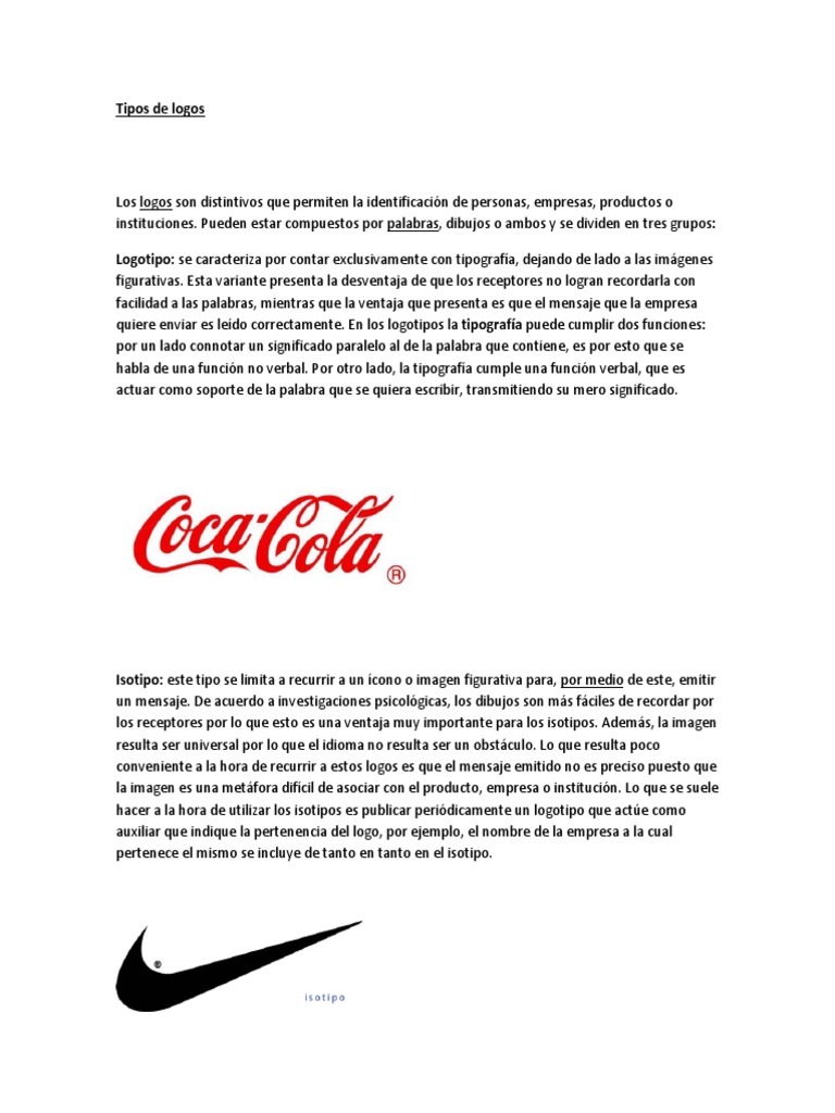 Tipos de Logos PDF | PDF