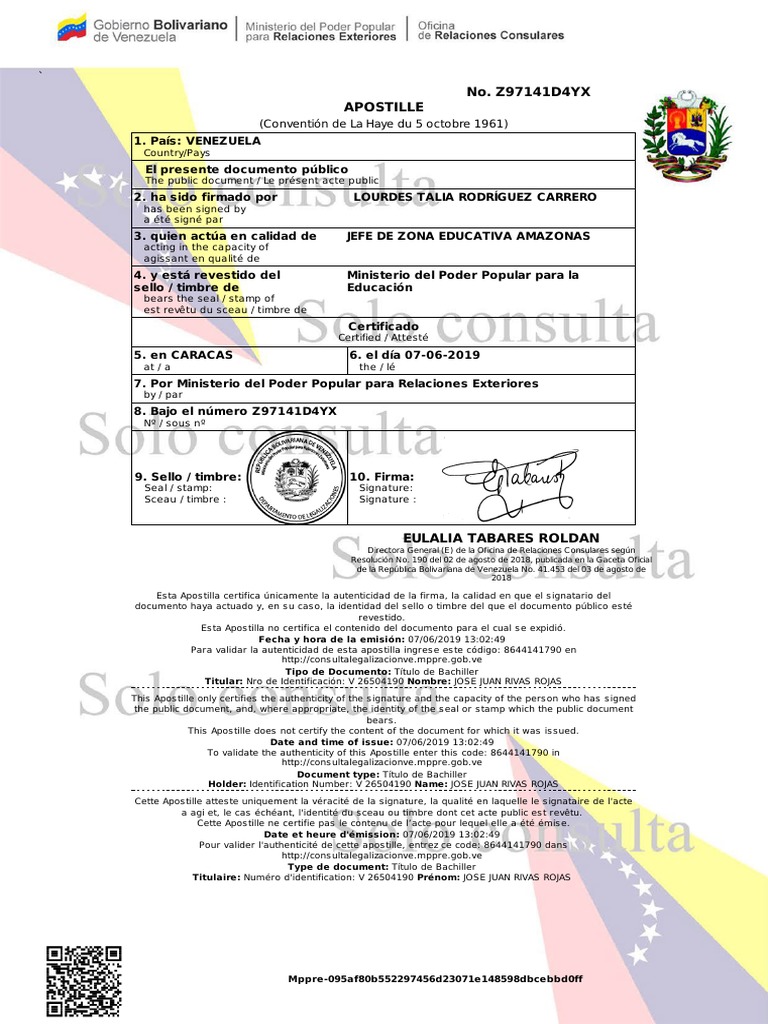 Modelo de Apostilla | PDF | Derecho
