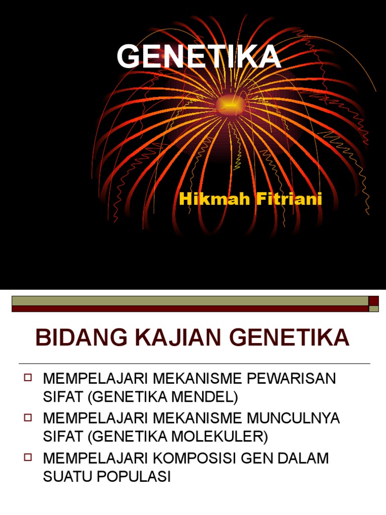 Kuliah Istilah Genetika | PDF
