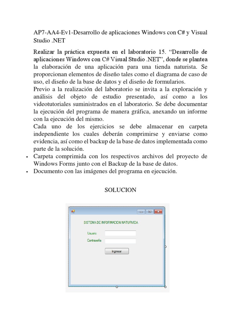 AP7-AA4-Ev1-Desarrollo de Aplicaciones Windows Con C# y Visual Studio ...