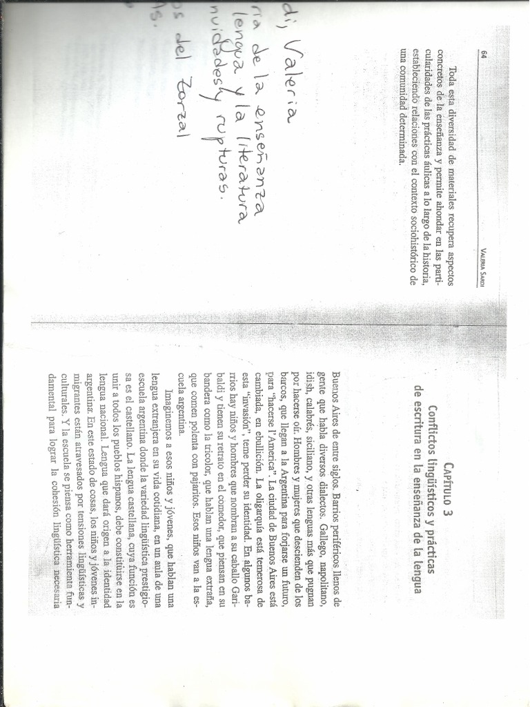 Sardi, Valeria - Historia de La Enseñanza de La Lengua y La Literatura, Cap 3 PDF | PDF