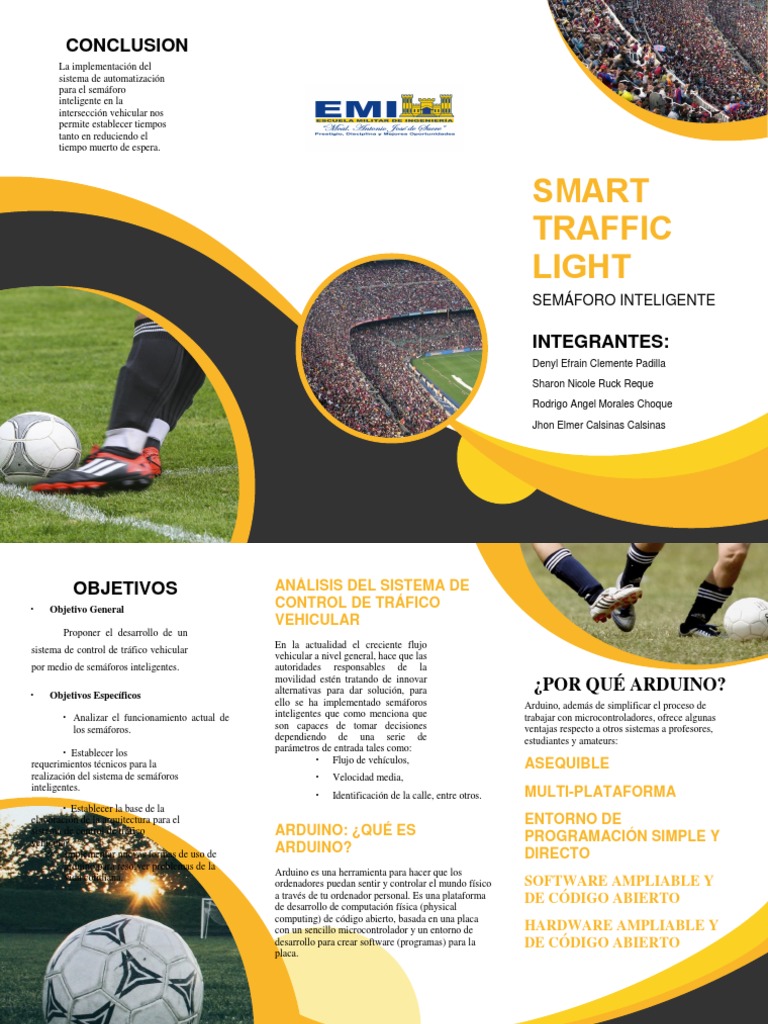 Triptico Semaforo | PDF | Arduino | Semáforo