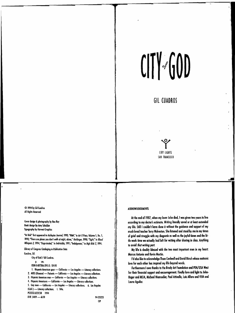 City of God Part2 - Gil Cuadros | PDF