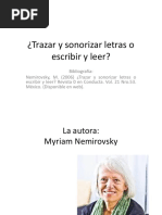 Niveles de Escritura - Miriam Nemirovsky | PDF