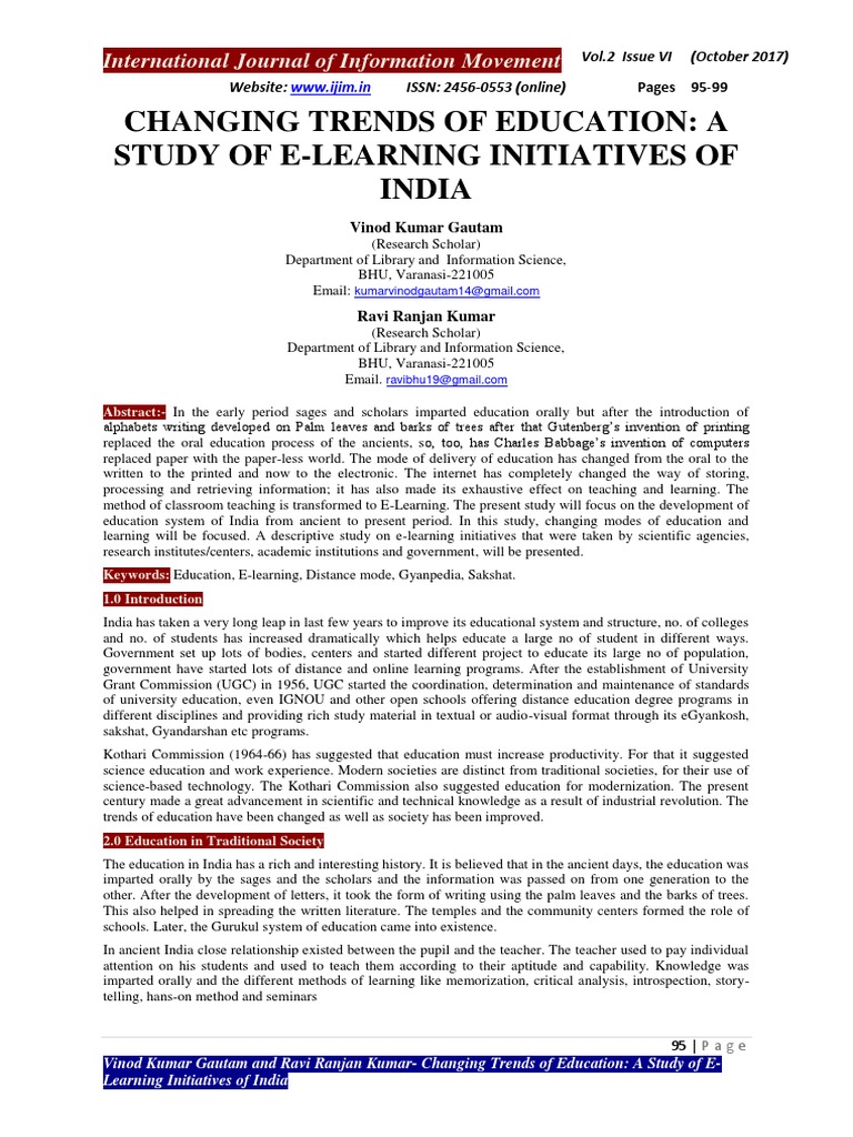 International Journal of Information Movement PDF | PDF | Educational ...