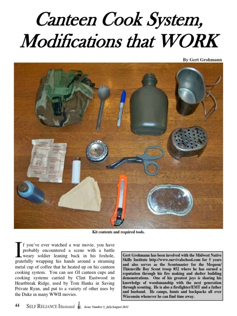 Canteen Cook System Mod If Cation S That Work | PDF | Stove | Nature