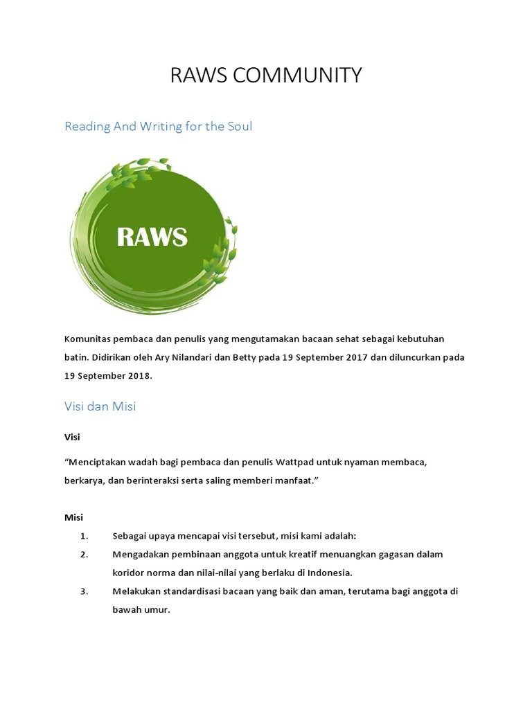 Raws | PDF