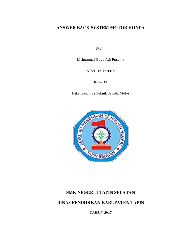Fungsi dan Cara Kerja Answer Back System | PDF | Bisnis | Teknologi ...