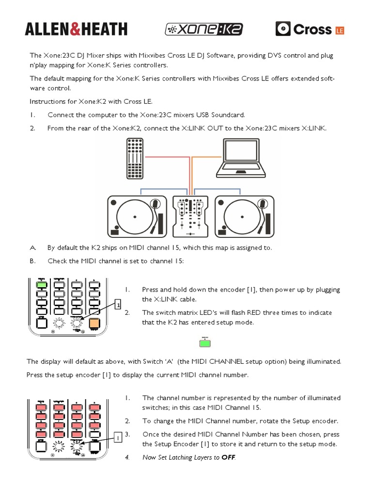 Mixvibes Cross LE Xone 23C and Xone K2 Mapping | PDF | Electronic ...