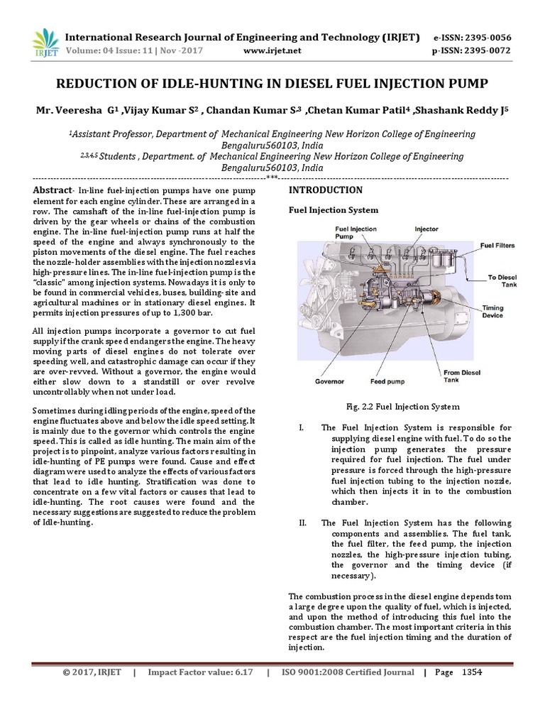 Inline Fip PDF | PDF | Fuel Injection | Diesel Engine