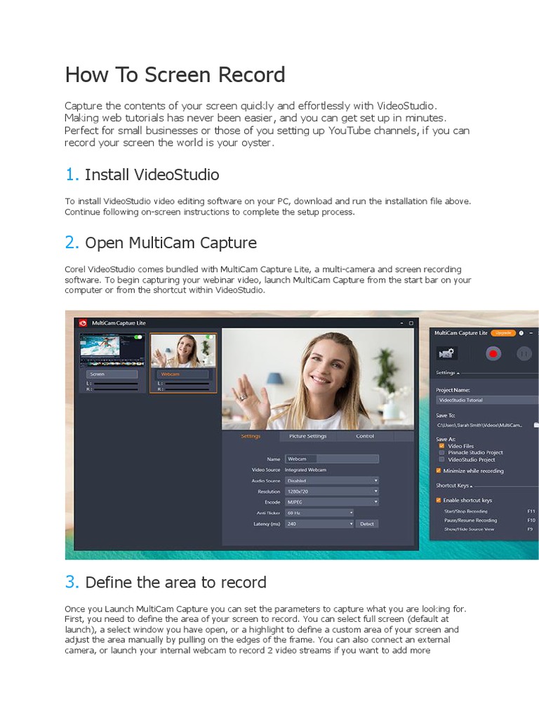 How To Easily Record Your Computer Screen And Create Professional ...