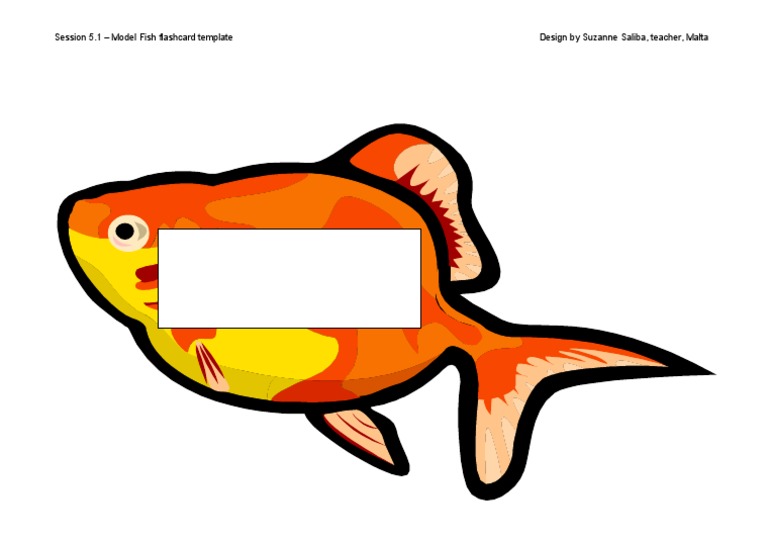 Fish Flashcard Template by Saliba | PDF