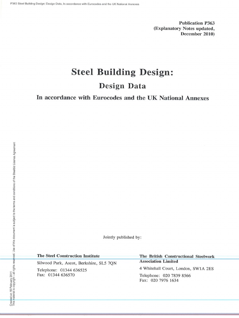 Section Properties To EC3 | PDF