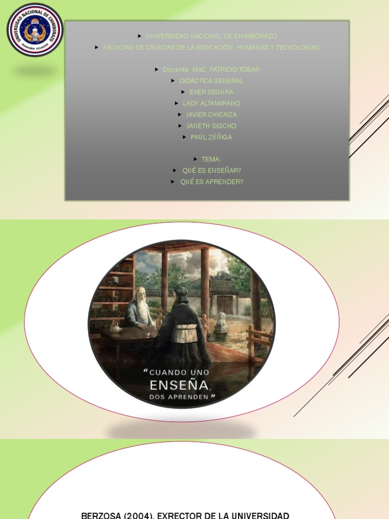 Qué Es Enseñar-Qué es Aprender? | PDF | Aprendizaje | Maestros