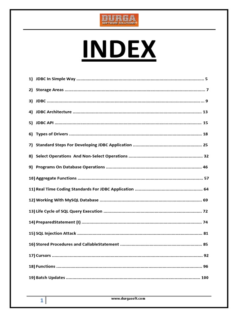 Complete JDBC Material Part1 | PDF | Application Programming Interface | Databases