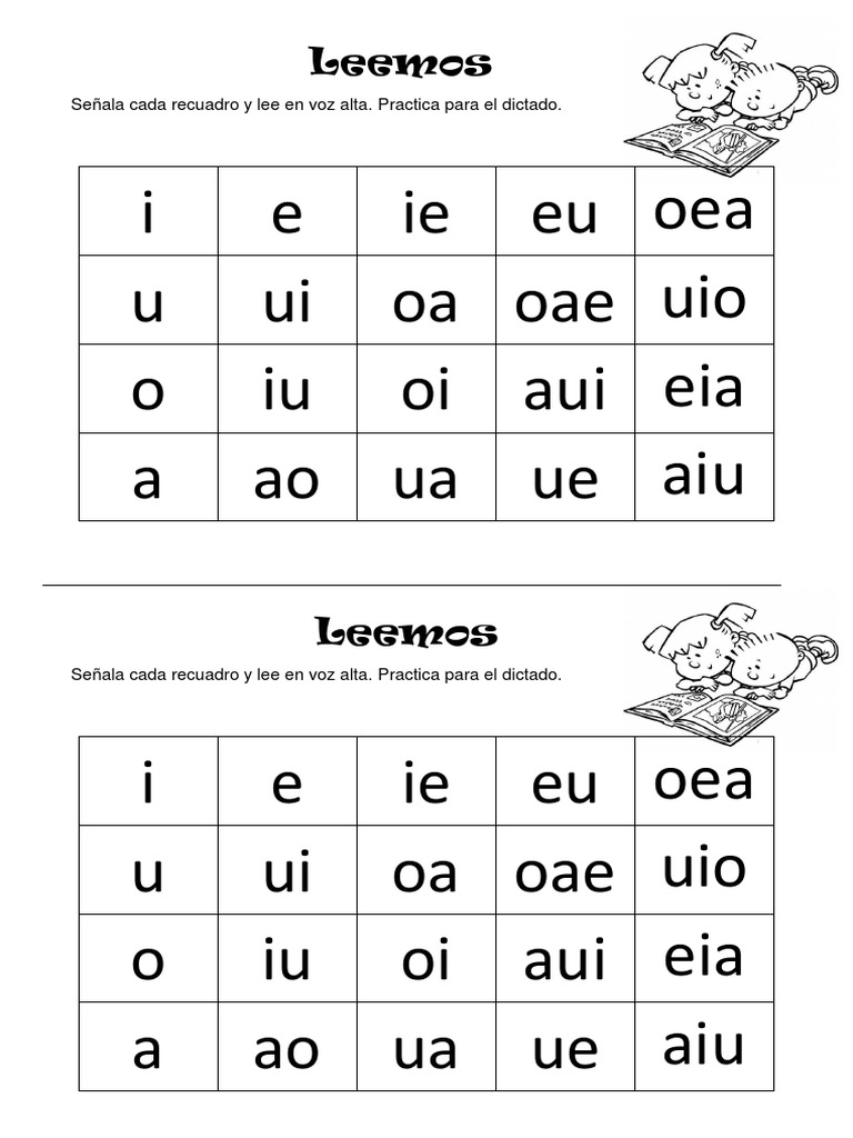 Lectura Vocales | PDF