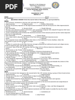 4 Periodic Test Mapeh Grade 10: Traviata | PDF | Health Professional ...