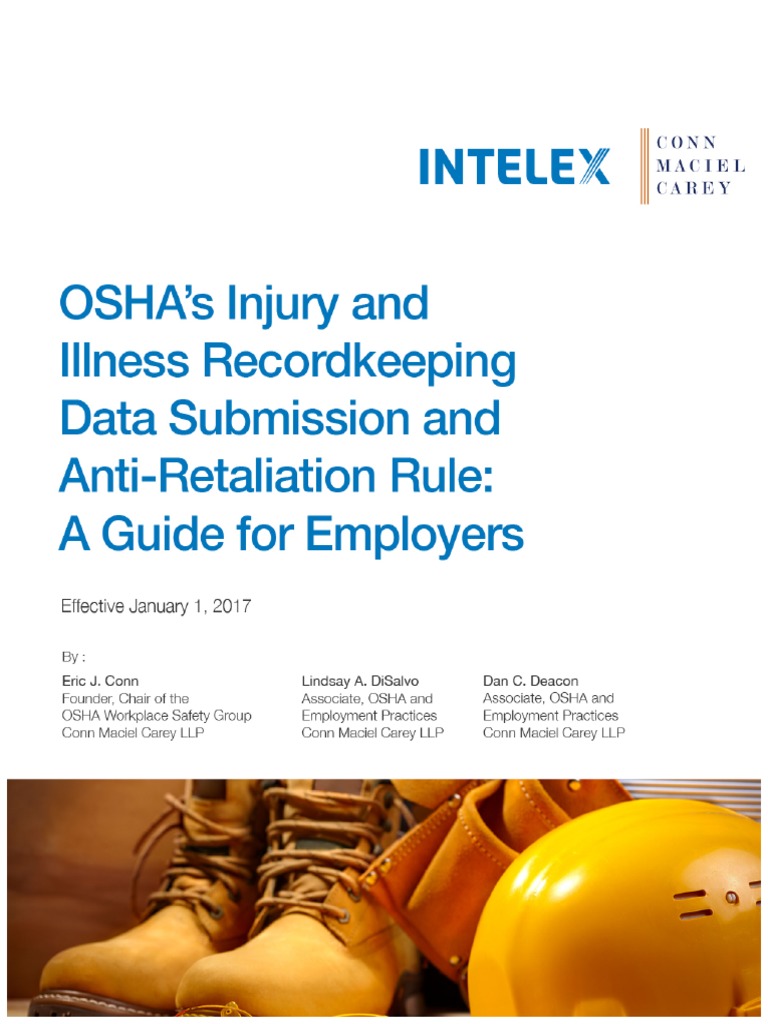 OSHA's Guide to New Injury Reporting and Anti-Retaliation Rule | PDF ...