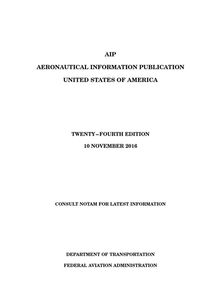 AIP Amreica | PDF | Instrument Flight Rules | Aviation