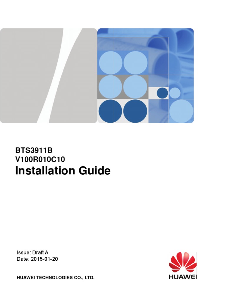 User-Manual-BTS3911B User Manual (Pico BTS) by Huawei Technologies ...