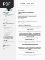 CV Nurul Faizah | PDF | Nursing | Hospital