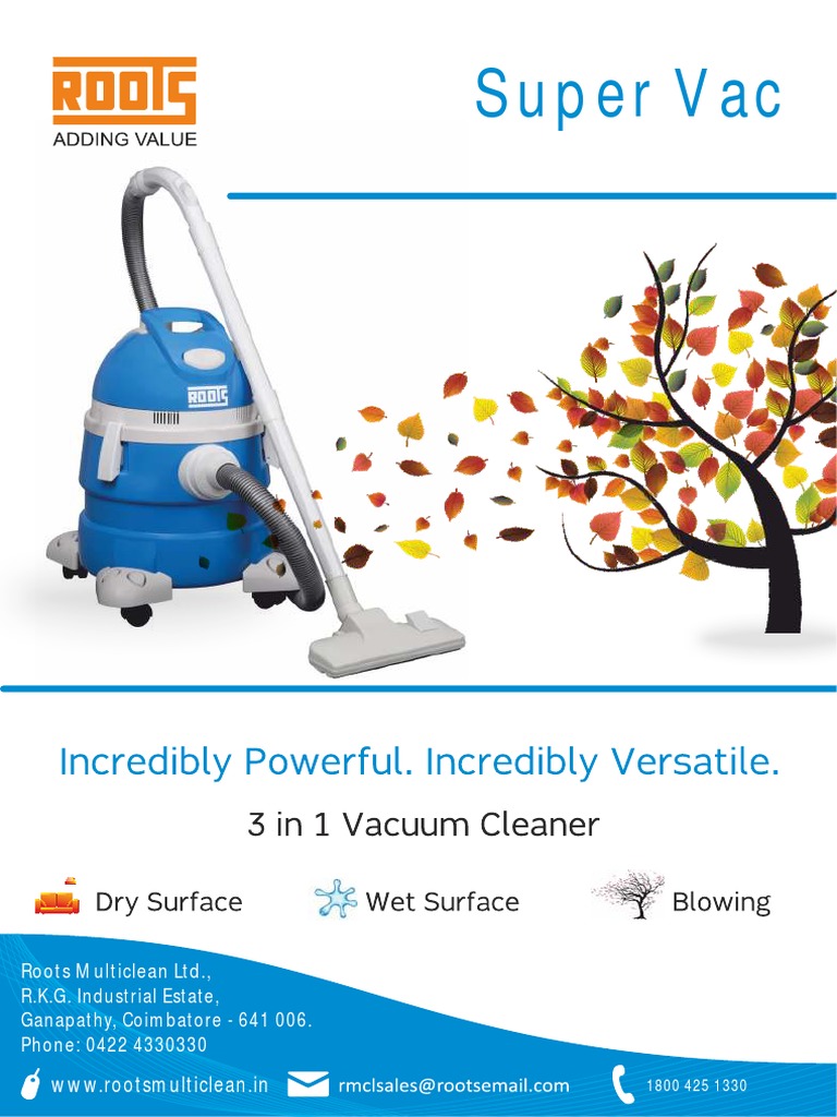 Super Vac: WWW - Rootsmulticlean.in | PDF | Technology & Engineering