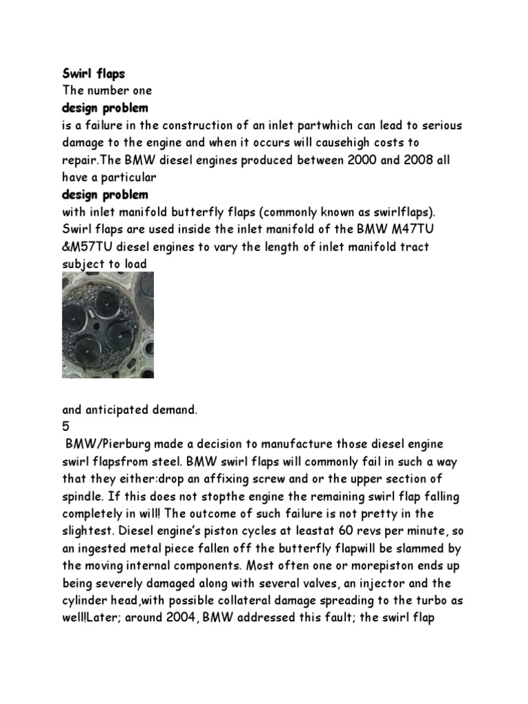 Swirl Flaps Design Problem | PDF