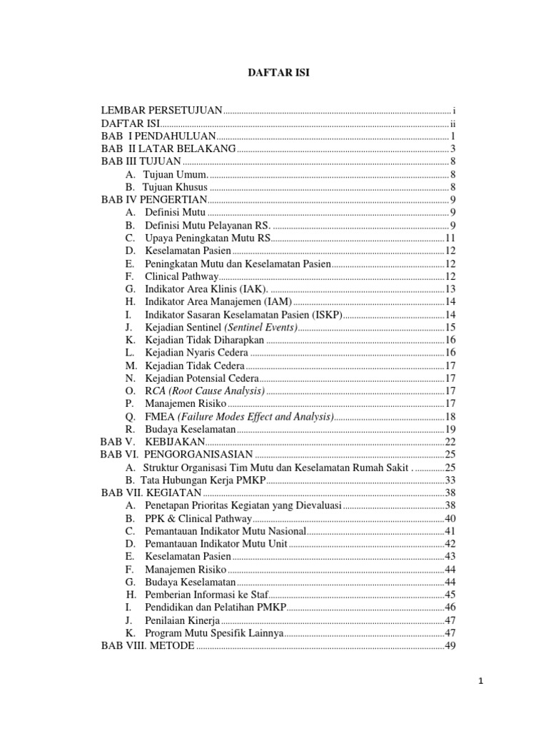 Program Kerja PMKP | PDF