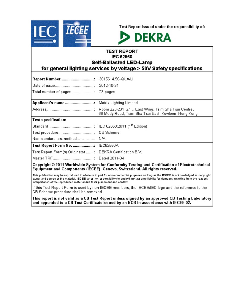 IEC 61 Summary | PDF | Insulator (Electricity) | International ...