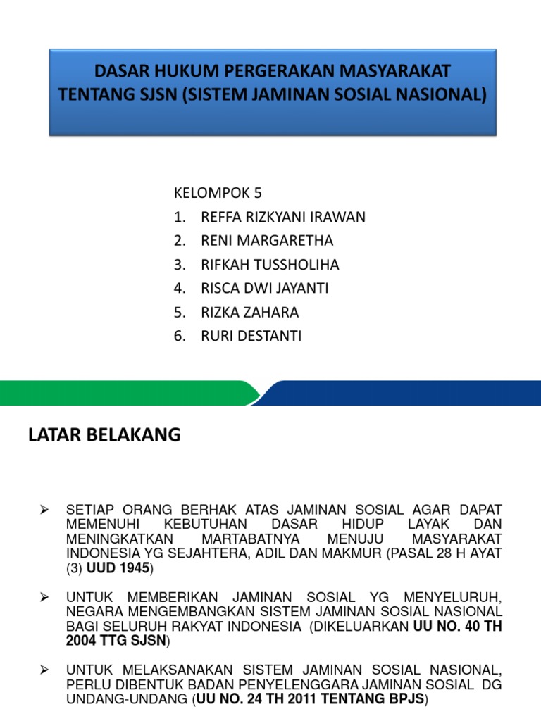 Kelompok 5 SJSN | PDF