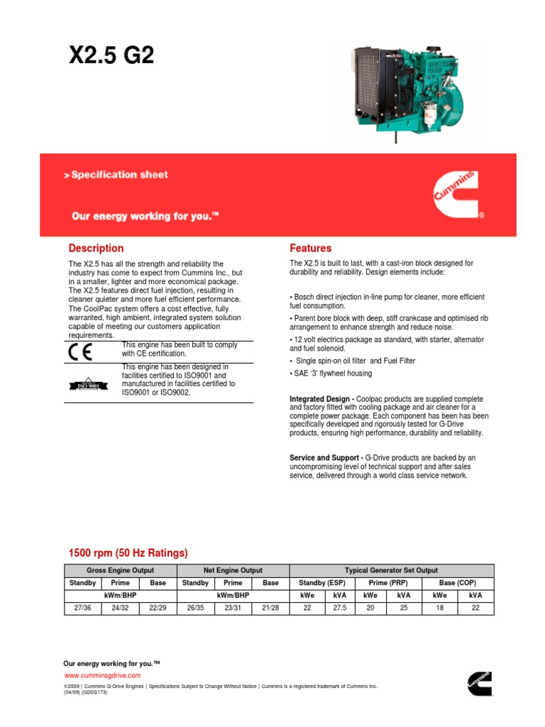 X25 G2 | PDF | Engines | Fuel Injection