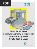 Fette Compression Machine-Pocketguide | PDF | Tablet (Pharmacy ...