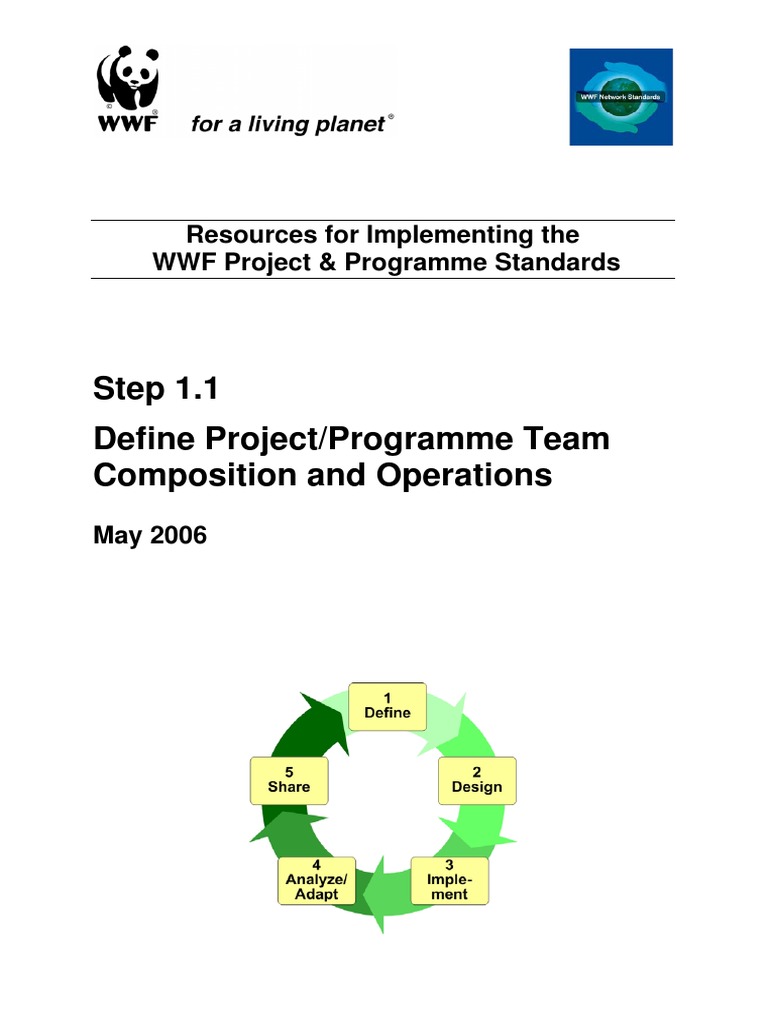 Step 1.1 Define Project/Programme Team Composition and Operations | PDF ...