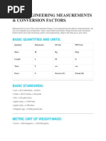 Methods of Measurements and Units of Civil Construction Works | PDF ...