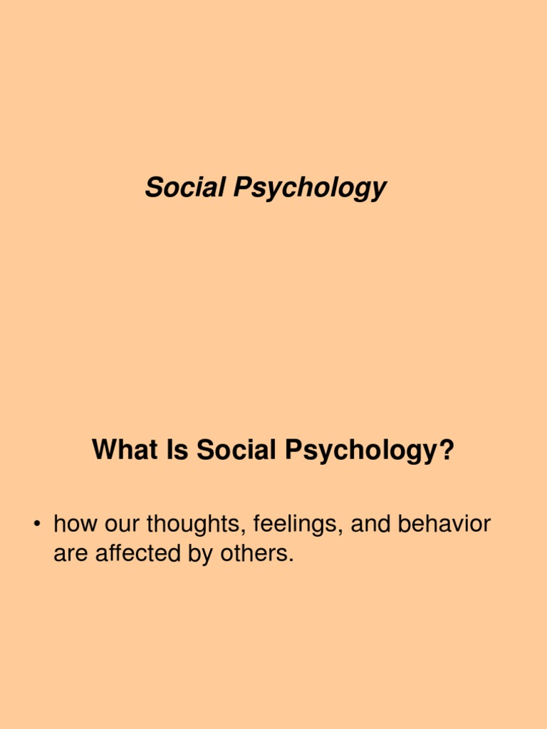 PPT14A | PDF | Attitude (Psychology) | Stereotypes