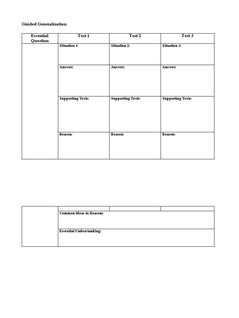 Guided Generalization | PDF